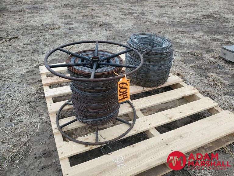 (2) Rolls Smooth Wire w/ (1) Reel - Adam Marshall Land & Auction, LLC
