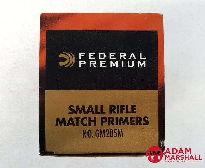 Federal Premium No.GM205M Small Rifle MATCH Primers (1 X 1000) - Adam ...