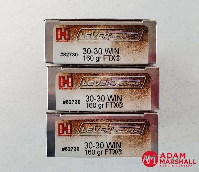 Hornady LeverEvolution 30-30 Win - 160 Gr FTX (3 X 20) - Adam Marshall ...