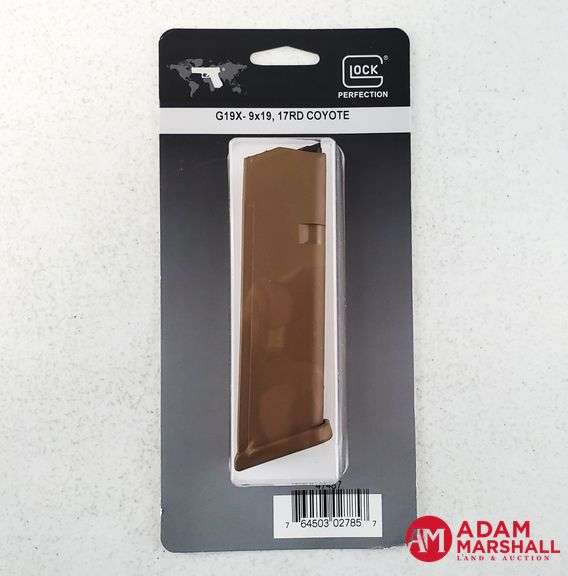Glock G19X - 9 X 19 Magazine - 17 Rd - Adam Marshall Land & Auction, LLC