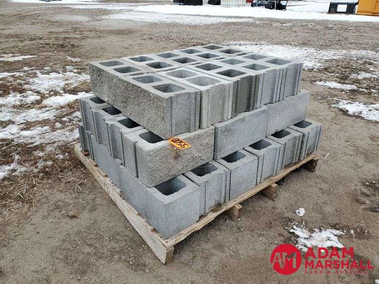 (37) Unused Concrete Blocks - Adam Marshall Land & Auction, LLC