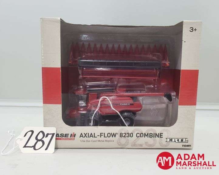 ERTL Case iH Axial-Flow 8230 Combine 1/64 #14871 - Adam Marshall Land ...