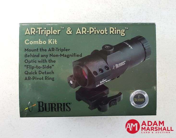 Burris AR-Tripler & AR-Pivot Ring Combo Set - Adam Marshall Land ...