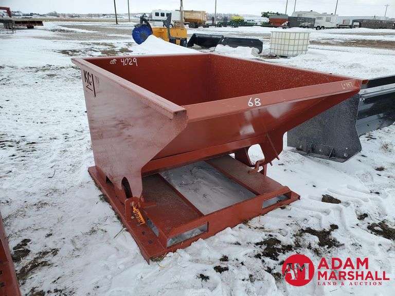 Kit Containers Unused Self Dumping Hopper Equipment Attachment - Adam ...