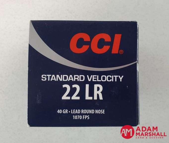 CCI Standard Velocity Target 22 LR - 40 Gr Lead RN (10 X 50 = Box Of ...