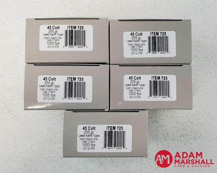 Underwood Ammo 45 Colt - 255 Gr Lead Keith-Type Semi-Wadcutter Gas ...