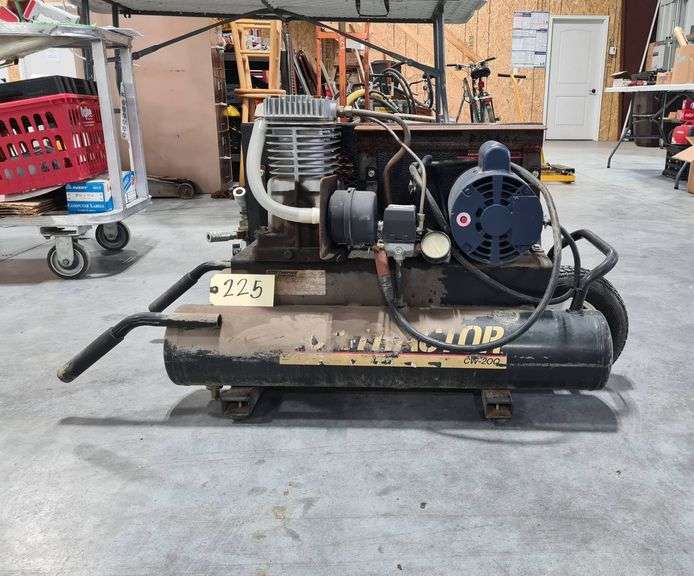 Contractor Series Air Compressor, 2 HP, 8-Gallon, Leeson Motor - Adam ...