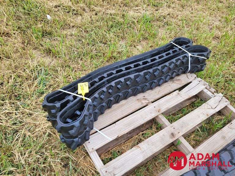 Rubber Tracks for Mini Excavator - Adam Marshall Land & Auction, LLC
