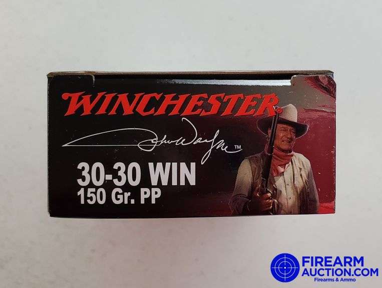 Winchester John Wayne 30-30 Win - 150 Gr PP (1 X 20) - FirearmAuction ...