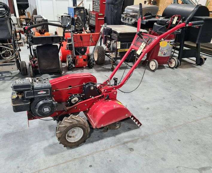MTD Yard Machines 5HP Rear Tine Tiller - Adam Marshall Land & Auction, LLC
