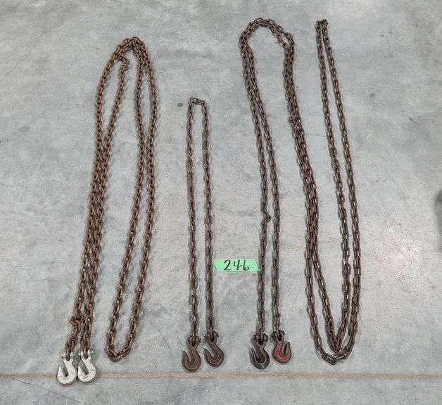 Industrial Steel Chains with Hooks – Various Lengths - Adam Marshall ...