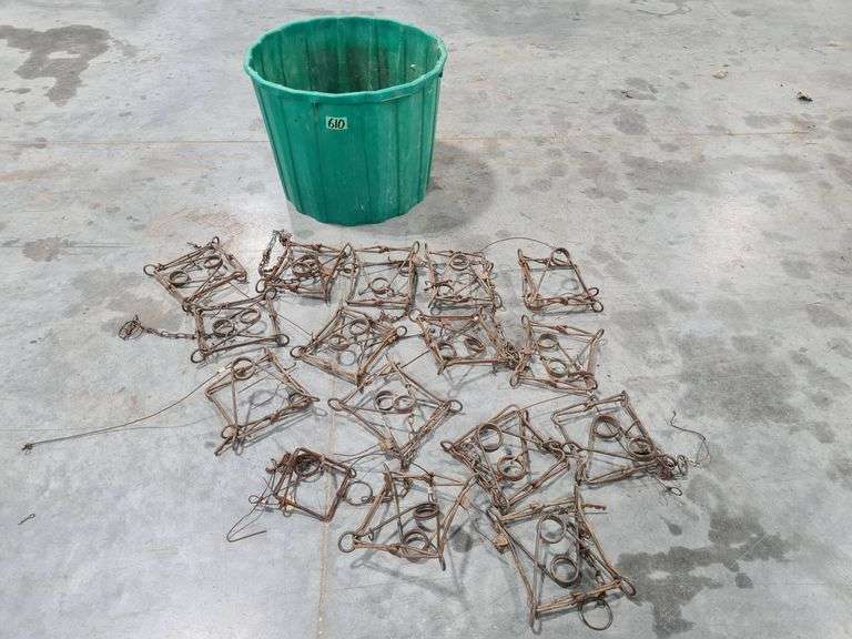 Steel 220 Animal Traps - Adam Marshall Land & Auction, LLC