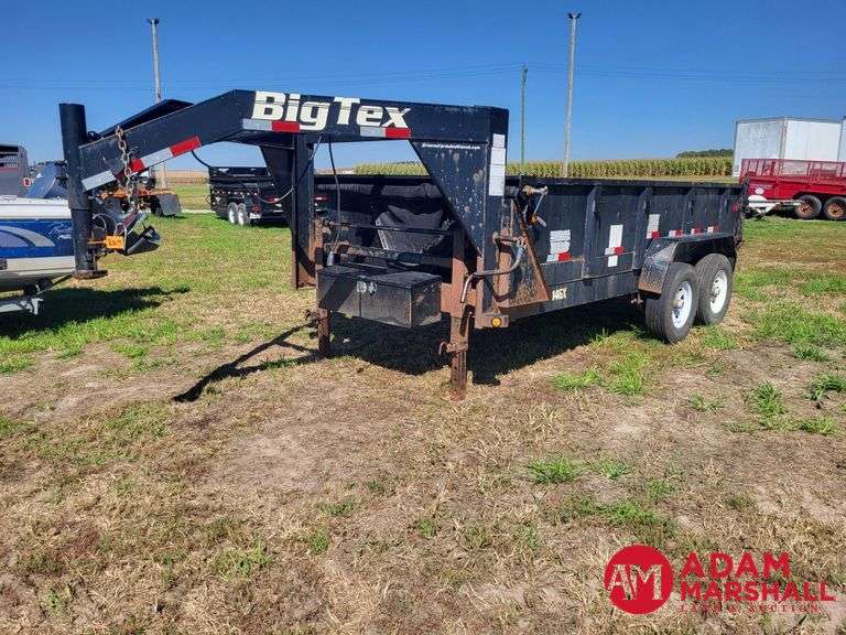 2015 Big Tex Hydraulic 5th Wheel Dump Trailer - 14FTx7FT - Adam ...