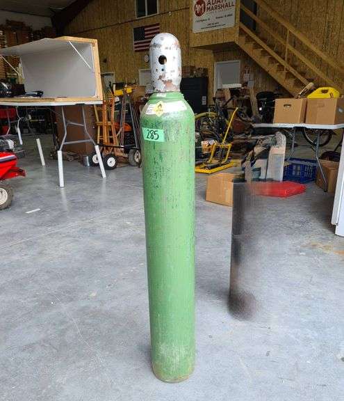 (Full) Green Steel Compressed Oxygen Cylinder, UN1072 - Adam Marshall ...