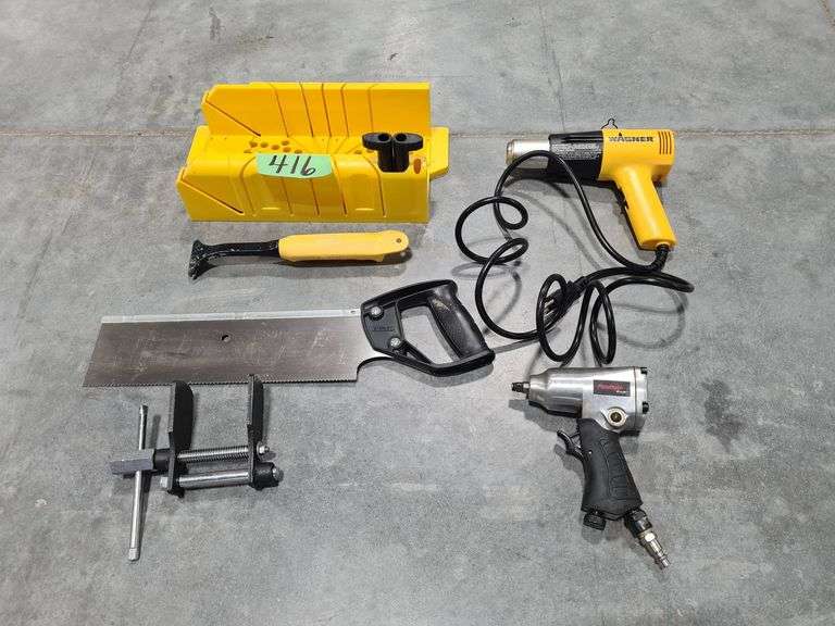 Tools Including Wagner Heat Gun and Assorted Cutting Tools - Adam ...