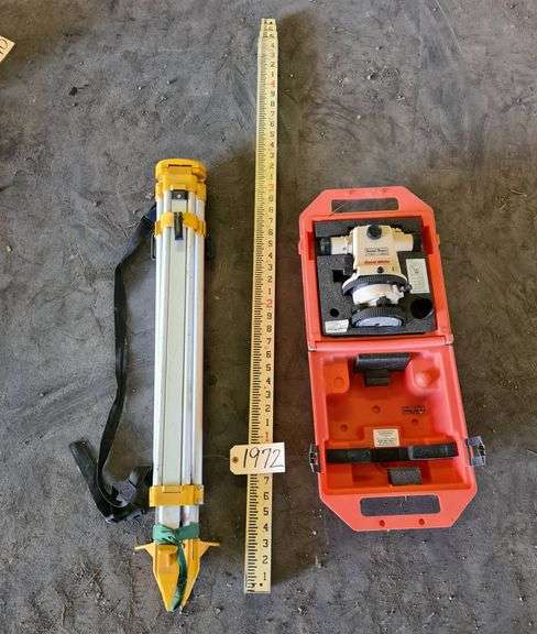 David White Universal LT8-300P Level Transit with DeWalt Tripod and ...