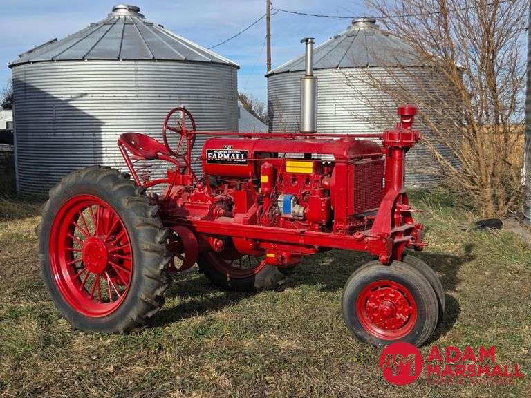 1938 Farmall F-20 Tractor - Gasoline - Adam Marshall Land & Auction, LLC