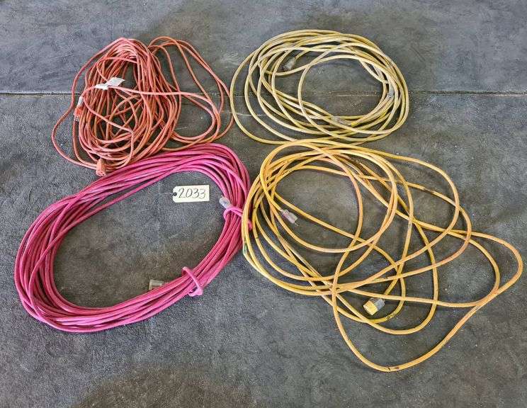 Extension Cords in Various Colors - Adam Marshall Land & Auction, LLC