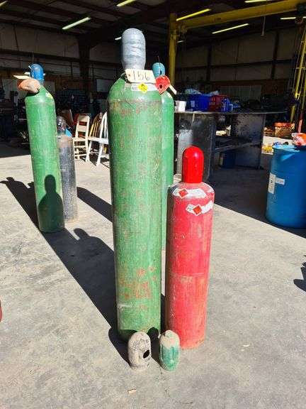Two Compressed Gas Cylinders: Oxygen and Acetylene - Adam Marshall Land ...