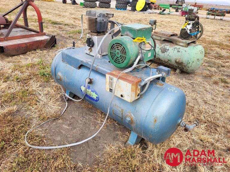 Brunner MFG Air Compressor - Adam Marshall Land & Auction, LLC