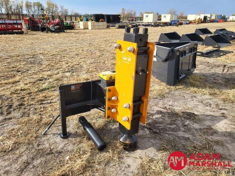 Unused Wolverine 750 Post Pounder for Skid Steer - Adam Marshall Land ...