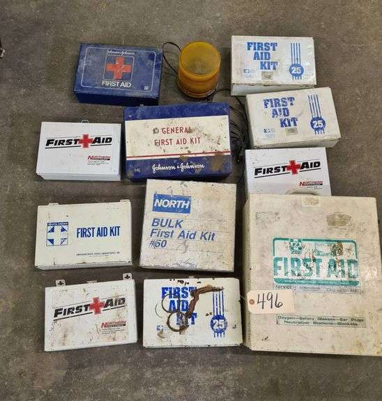 Metal and Plastic First Aid Kits with Contents and Signal-Stat ...