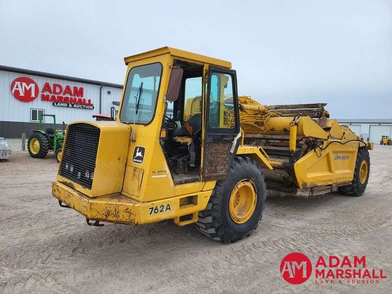 John Deere 762A Scraper - Adam Marshall Land & Auction, LLC