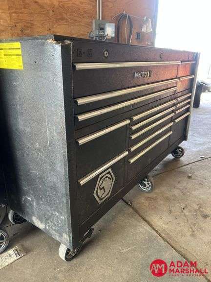 Matco 76" 16 Drawer Tool Box - Adam Marshall Land & Auction, LLC