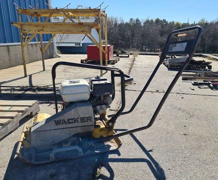 Wacker Plate Compactor with Honda GX160 5.5HP Engine - Adam Marshall ...