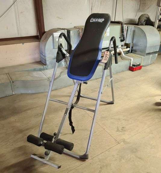 Body Champ Inversion Table with Adjustable Frame - Adam Marshall Land ...