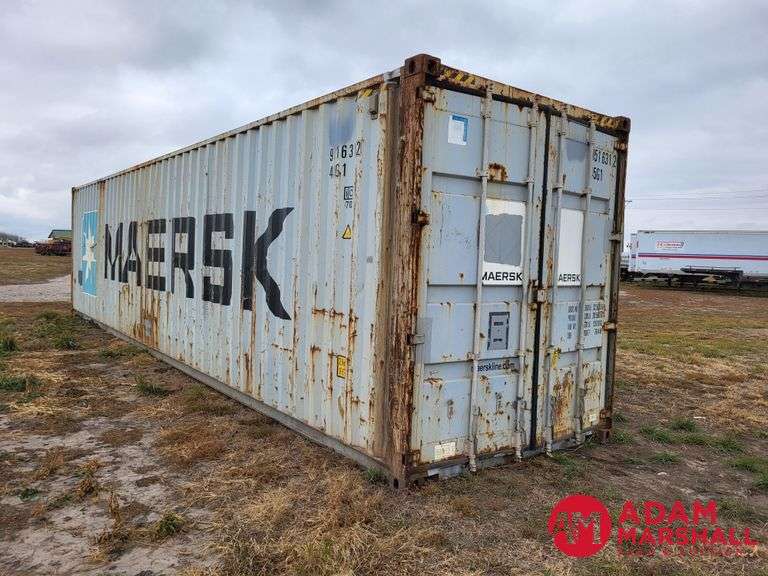 Used 40 FT Shipping Container - 9516312 - Adam Marshall Land & Auction, LLC