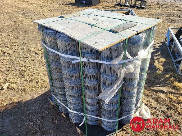 (21) Rolls of Galvanized Fence Rolls - Adam Marshall Land & Auction, LLC