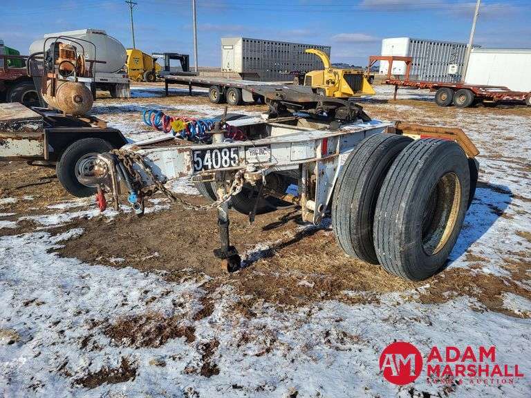YRC Fixed Single Axle Dolly Trailer - Adam Marshall Land & Auction, LLC