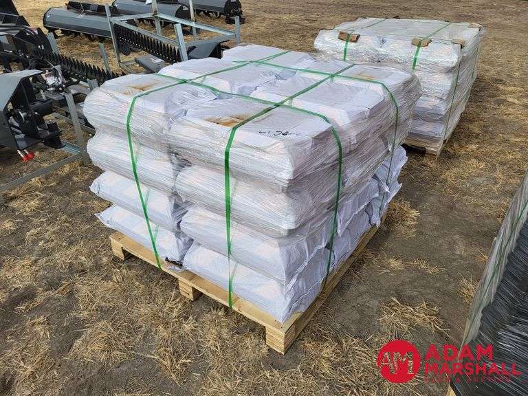 (1) Pallet of Rubber Parking Blocks - 22IN - Adam Marshall Land ...