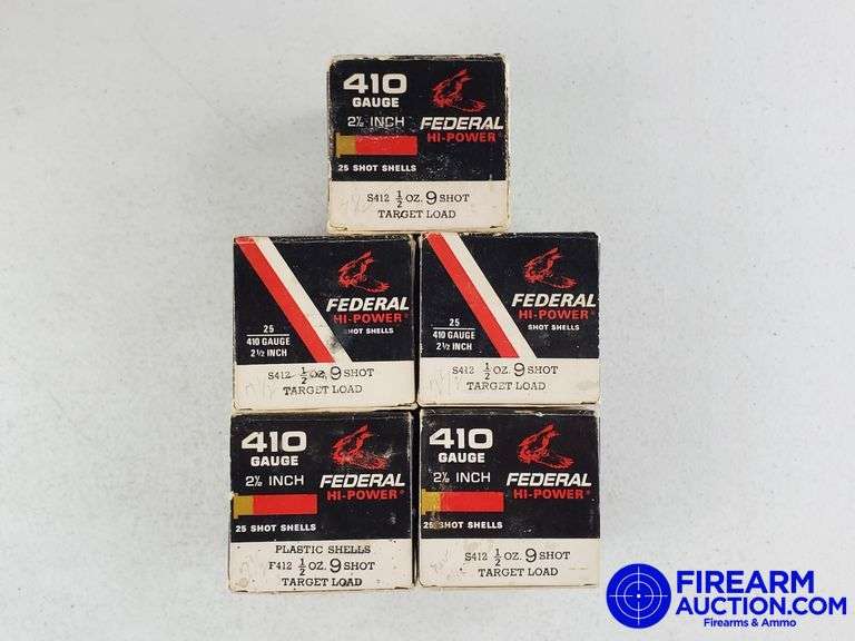 Federal Hi-Power Target Load - 410 GA, 2½", 9 Shot (5 X 25 ...