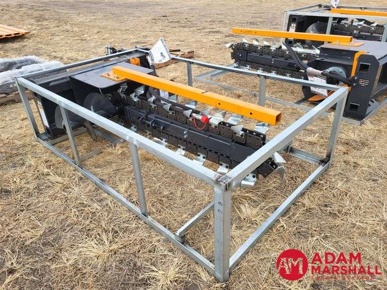 Unused Wolverine Trencher for Skid Steer, 8"x48" - Adam Marshall Land ...