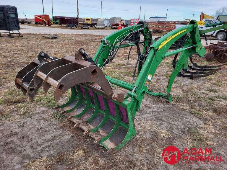 2016 John Deere H165 Loader for Tractor - Adam Marshall Land & Auction, LLC