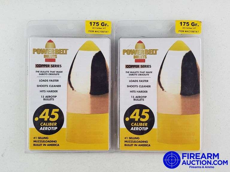 Bullets - Powerbelt 45 Cal Aerotip 175 Gr (30) - FirearmAuction.com LLC