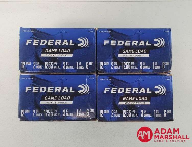 Federal Game Load Heavy Field - 12 GA, 2-3/4", 6 Shot (4 X 25) - Adam ...