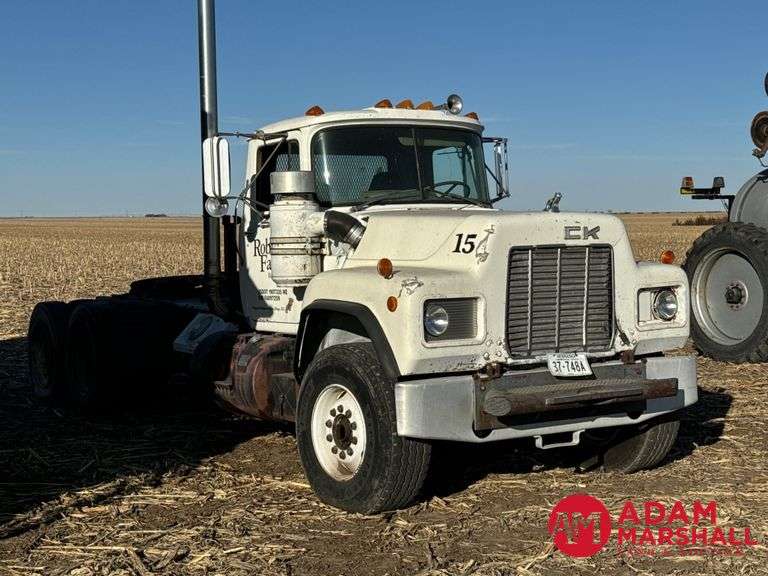 1985 Mack Econodyne Day Cab Semi Truck - Diesel - Adam Marshall Land ...