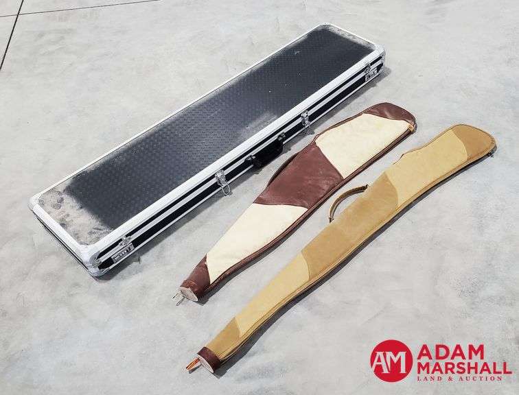 Trekker Double Rifle Hard Case - 53" W/Lock & (2) Long Gun Soft Cases ...