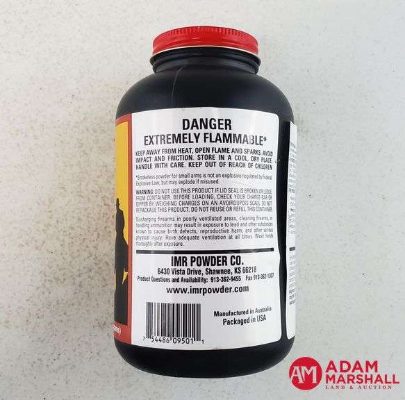Powder - IMR Trail Boss Powder (9 Oz) - Adam Marshall Land & Auction, LLC