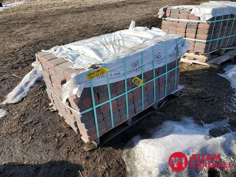 (315) Willow Creek 6x6 Paving Bricks - Adam Marshall Land & Auction, LLC