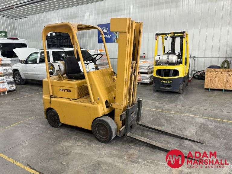 Hyster S50C Forklift - LP - Adam Marshall Land & Auction, LLC