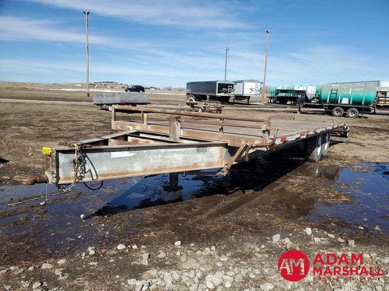 2004 Buck Dandy Flatbed Trailer - 8x25FT - Adam Marshall Land & Auction ...