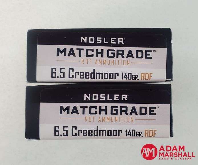 Nosler Match Grade 6.5 Creedmoor - 140 Gr RDF (2 X 20) - Adam Marshall ...