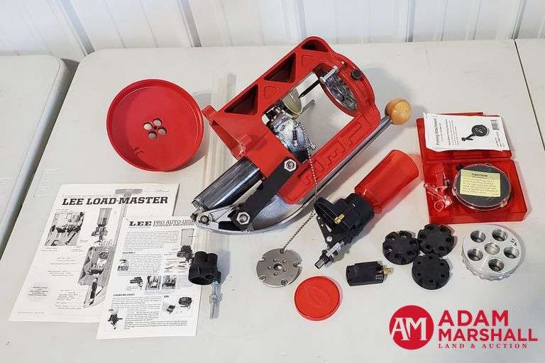 Lee Load-Master Reloading Press W/Accessories & Tote - Adam Marshall ...