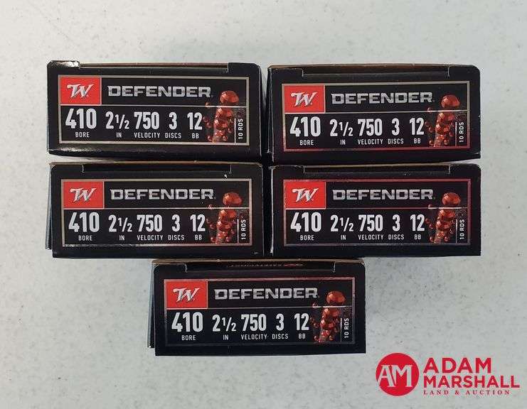 Winchester Defender - 410 Bore, 2-1/2", 12 BB/3 Disc (5 X 10) - Adam ...