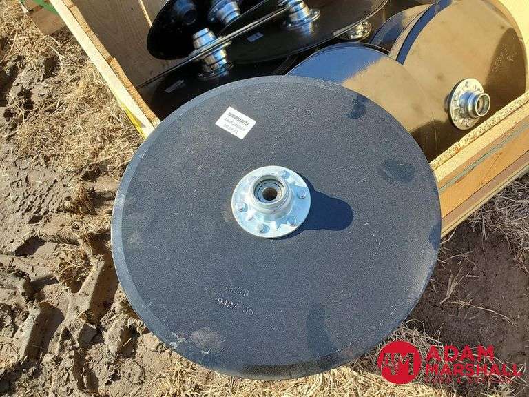(32) Unused Tru-V Seed Disc Opener Assemblies - Adam Marshall Land ...