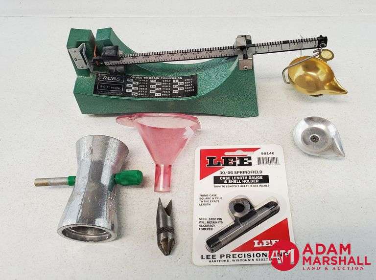 RCBS Reloading Scale & Assorted Reloading Tools - Adam Marshall Land ...